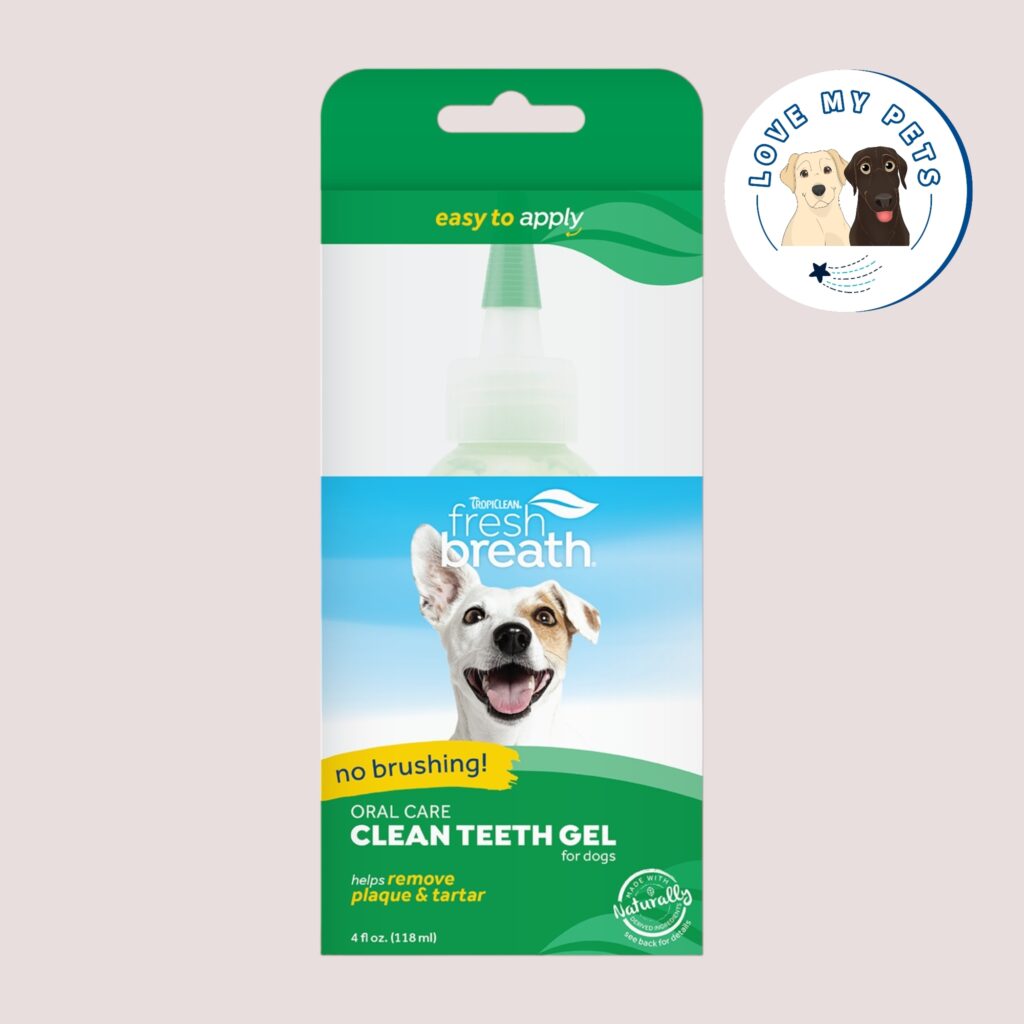 TropiClean Fresh Breath Clean Teeth Gel For Dogs - Love My Pets